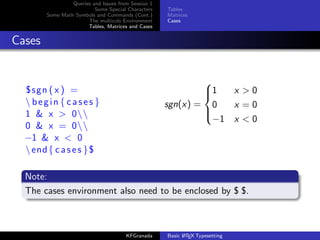 Basic Latex Typesetting - Session 2 | PPT