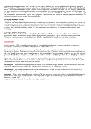 BASIC LAW CONCEPTS: OFFENCES & DEFENSES | PDF