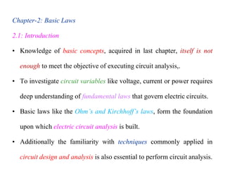 Basic laws linear circuit analysis | PPT