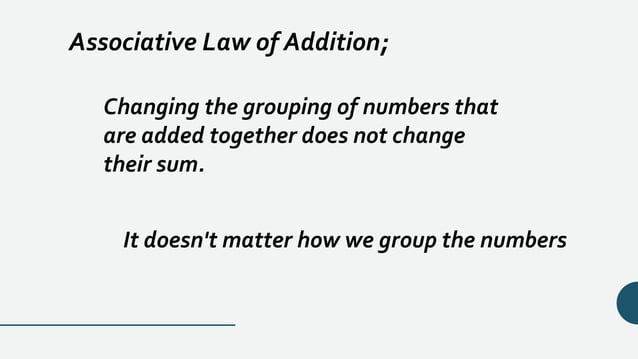 Basic laws of math | PPTX