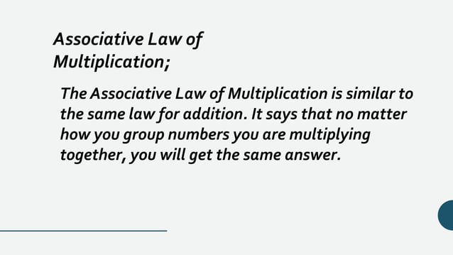 Basic laws of math | PPTX