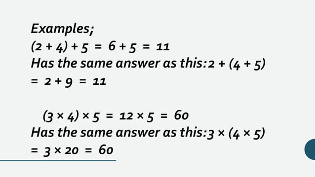 Basic laws of math | PPTX