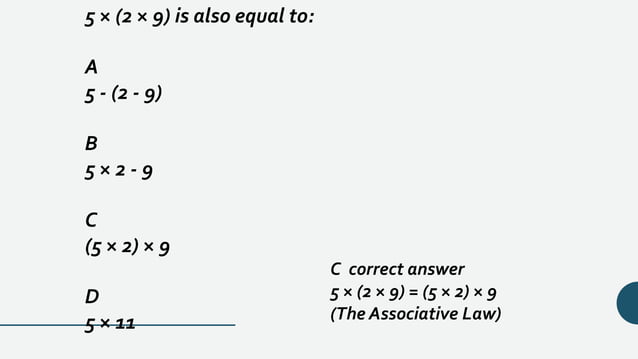 Basic laws of math | PPTX