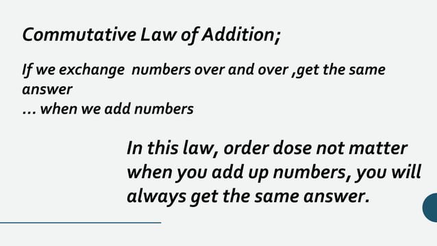 Basic laws of math | PPTX