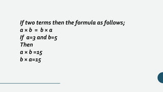 Basic laws of math | PPTX