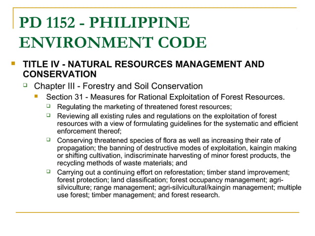Basic laws on environmental protection | PPT
