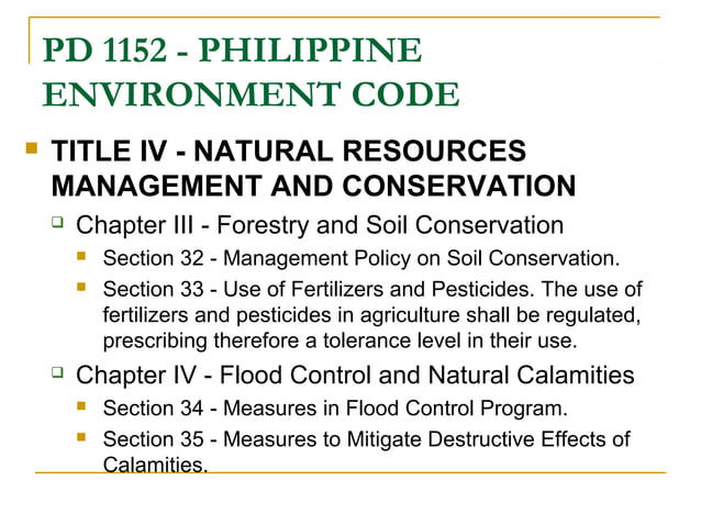 Basic laws on environmental protection | PPT