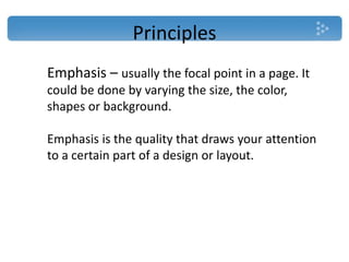 Basic layout principles | PPTX