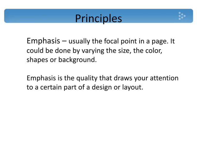 Basic layout principles | PPTX | Desktop Publishing | Computer Software ...