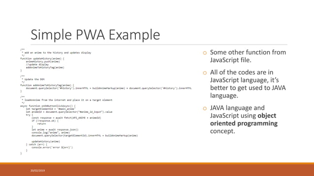 Basic Learning about Progressive Web Apps (PWA) | PPT