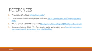 Basic Learning about Progressive Web Apps (PWA) | PPTX