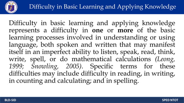 Basic Learning in Applying Knowledge (2).pptx | Brain and Nervous System Disorders | Diseases ...