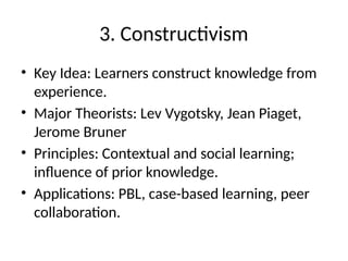 Basic Learning Theories for education.pptx
