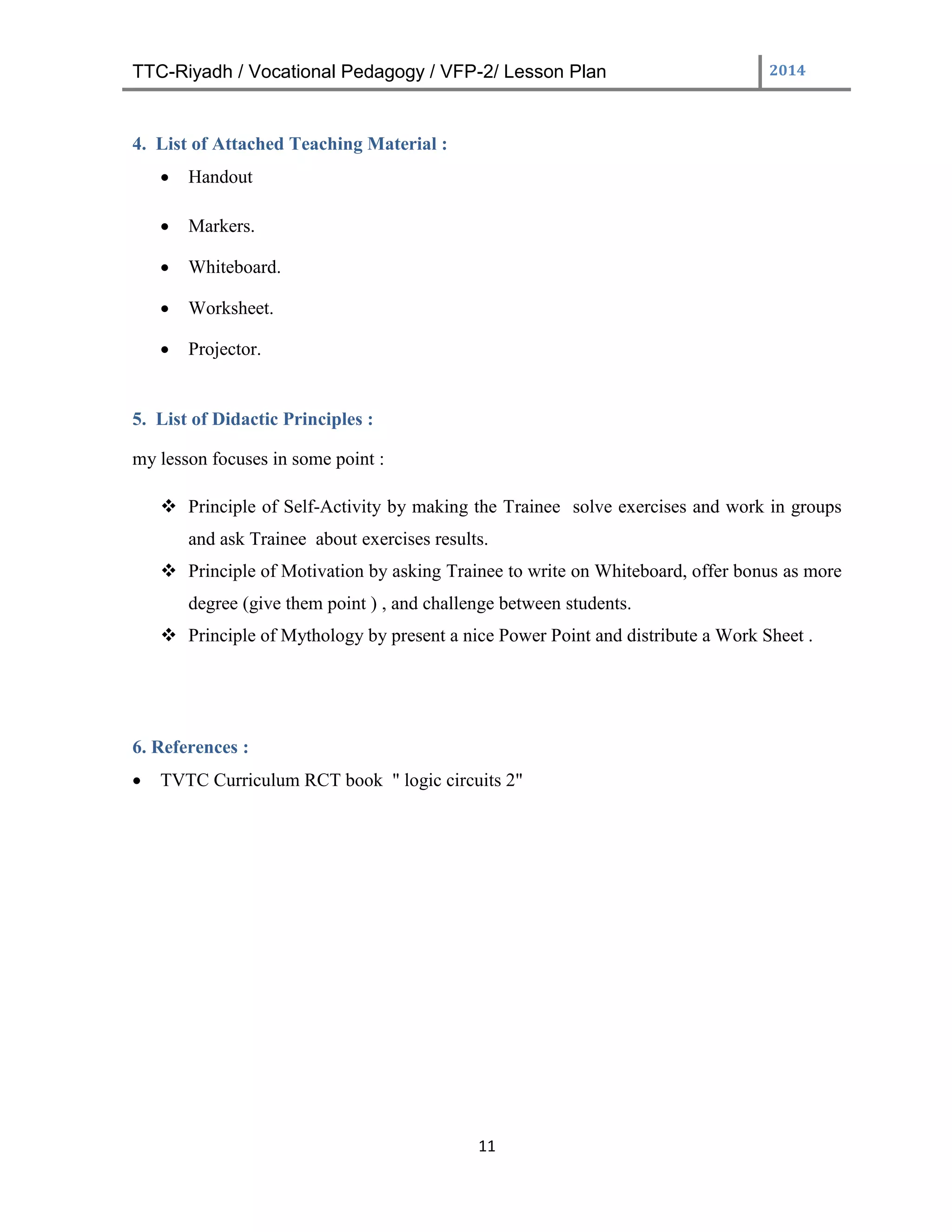 Basic lesson plan نسخه%e2%80%ab%e2%80%ac0909 | PDF