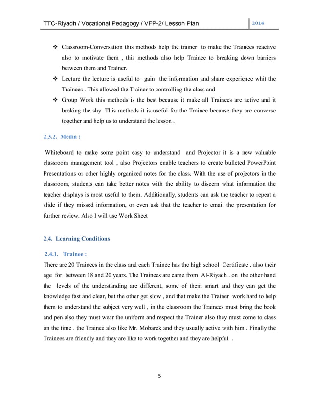 Basic lesson plan نسخه%e2%80%ab%e2%80%ac0909 | PDF