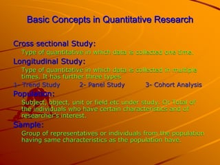 Basic Level Quantitative Analysis Using SPSS.ppt | Science