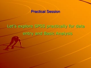 Basic Level Quantitative Analysis Using SPSS.ppt | Science
