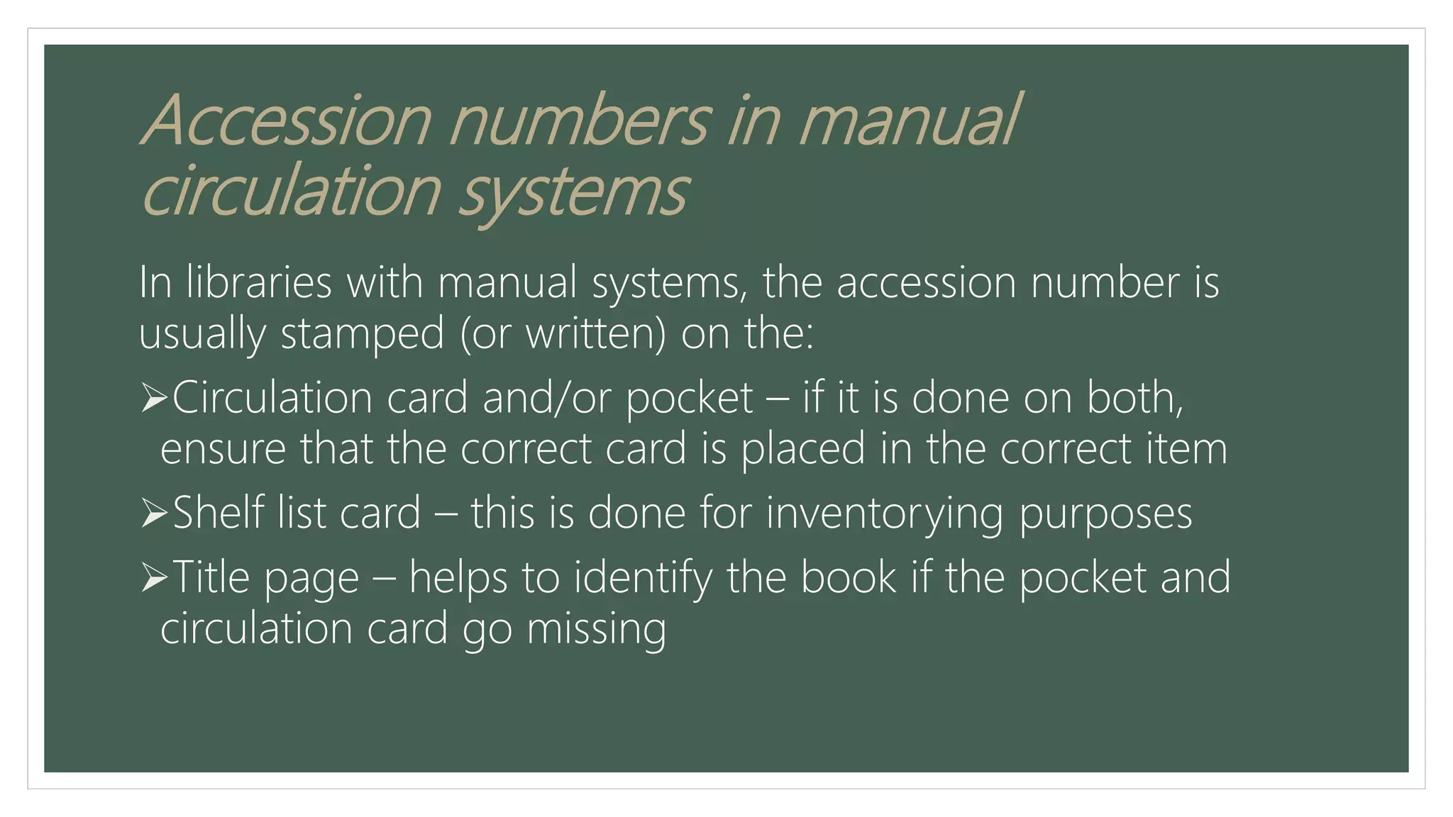 Basic Library Procedures: Processing Library Materials | PPTX