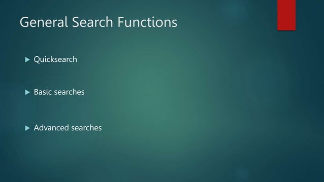 Dissertation Library Search | PPT
