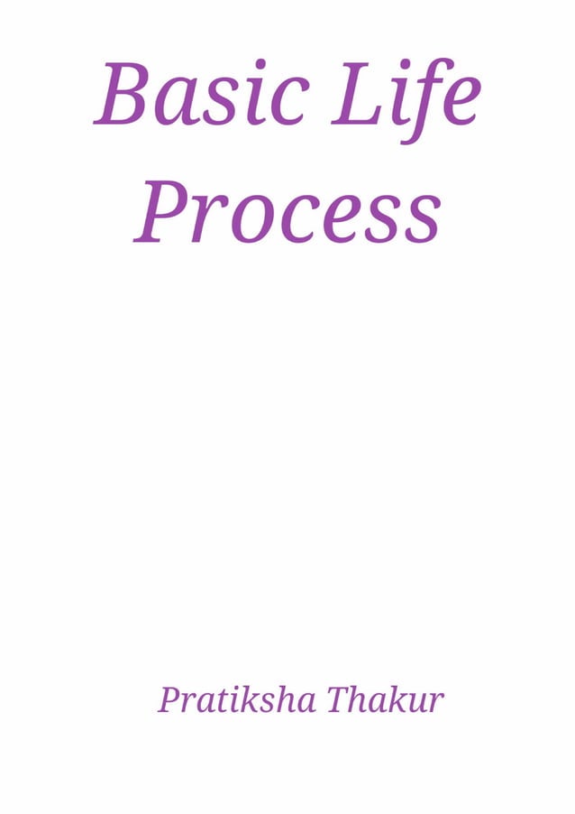 Basic Life Processes | PDF