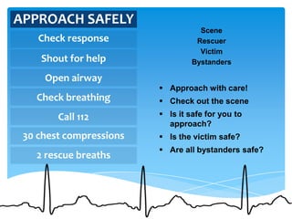 Basic life support | PPTX | First Aid | Injuries