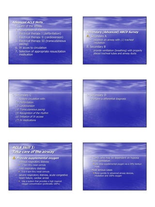 Basic life support | PDF