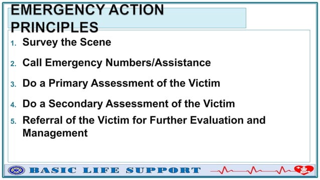 BASIC LIFE SUPPORT POWERPOINT PRESENTATION.pptx | First Aid | Injuries