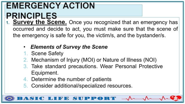 BASIC LIFE SUPPORT POWERPOINT PRESENTATION.pptx | First Aid | Injuries