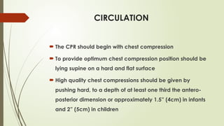 BASIC LIFE SUPPORT.pptx algorithm for single and double rescuer | PPTX