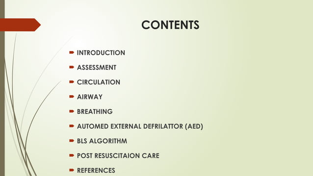 BASIC LIFE SUPPORT.pptx algorithm for single and double rescuer | PPT