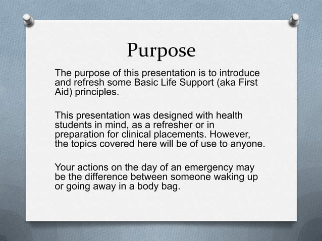 Basic Life Support & First Aid | PPTX | First Aid | Injuries
