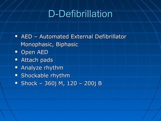 Basic life support (adult) | PPT