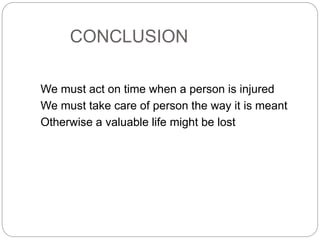 Basic life support and first aid | PPTX