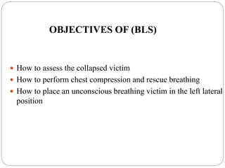 Basic life support and first aid | PPTX