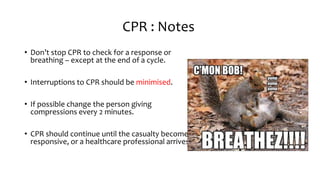 Basic life support paediatric | PPTX