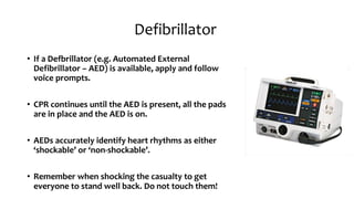 Basic life support paediatric | PPTX