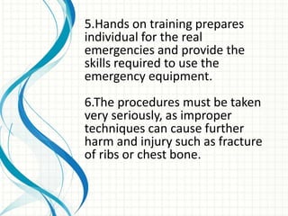Basic life support training | PPTX