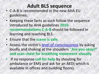 Basic life support training | PPTX