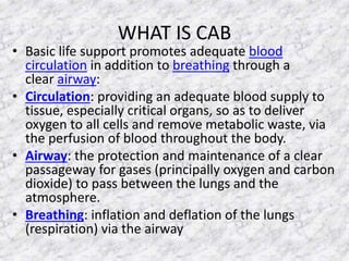 Basic life support training | PPTX