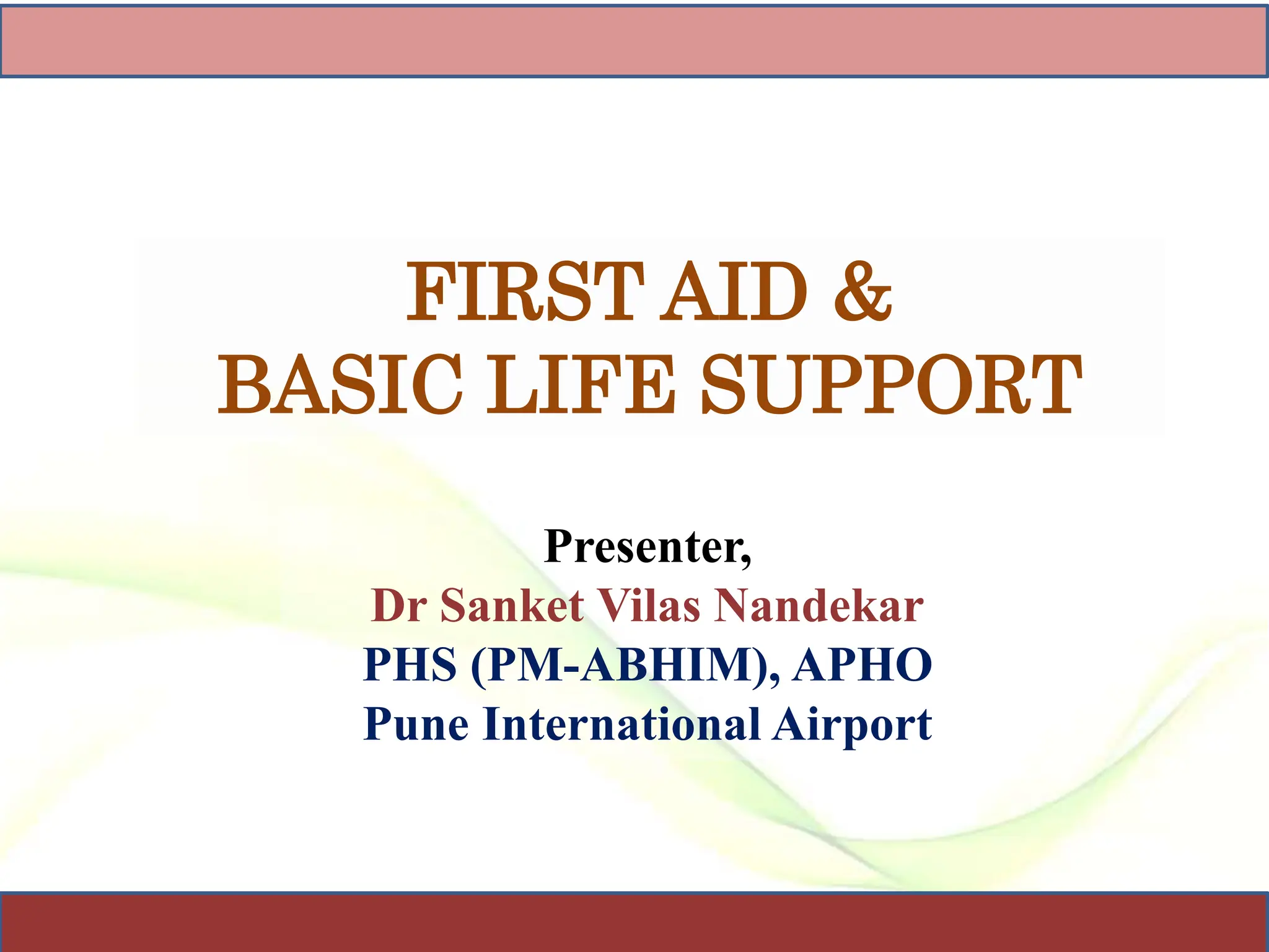 Basic Life support (BLS) workshop presentation. | PPTX