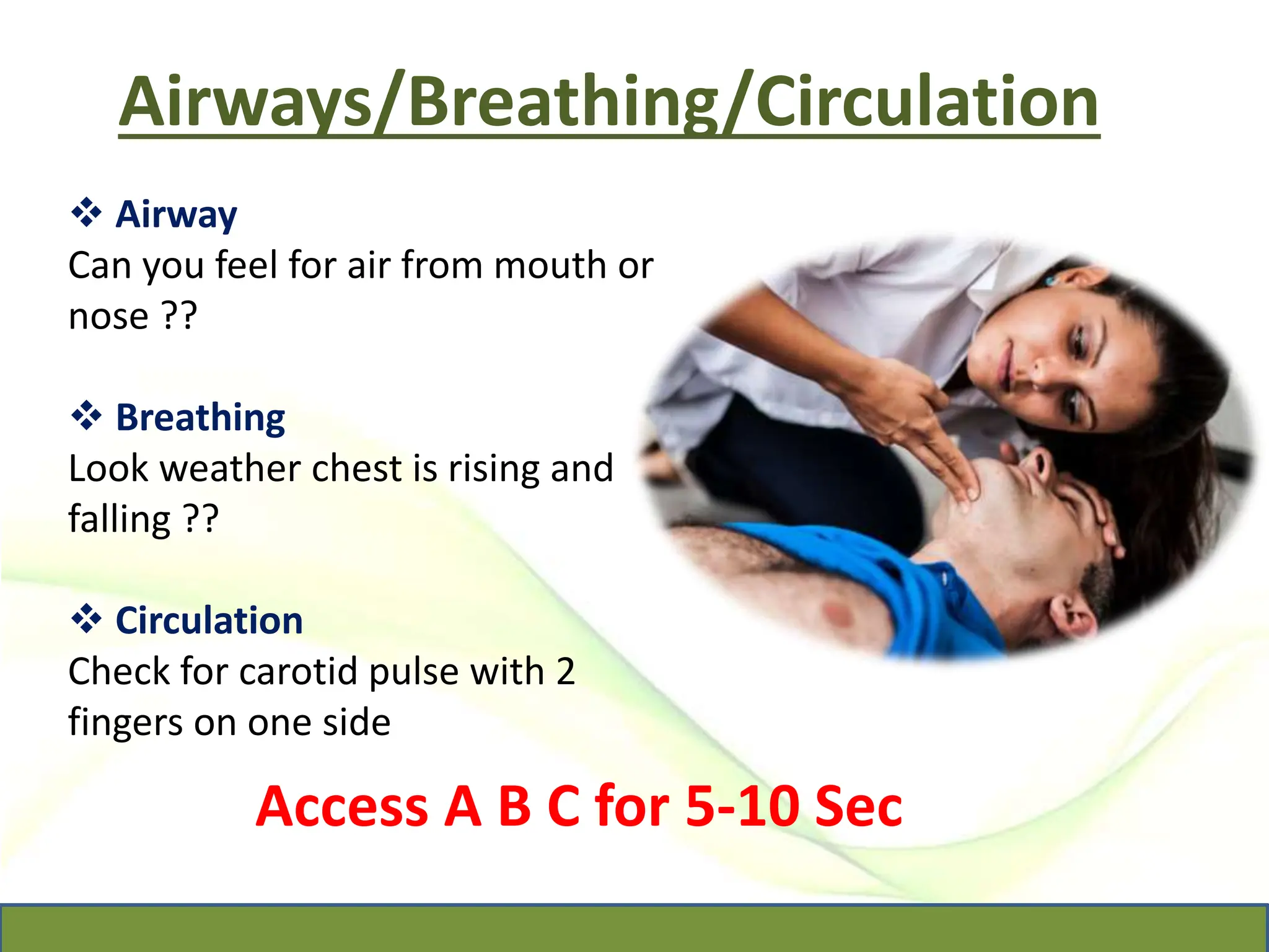 Basic Life support (BLS) workshop presentation. | PPTX