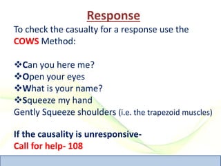 Basic Life support (BLS) workshop presentation. | PPTX