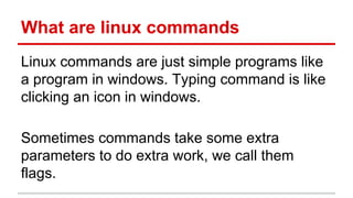Basic linux commands | PDF