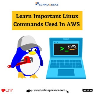 Basic Linux Commands Used In AWS | PDF