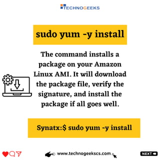 Basic Linux Commands Used In AWS | PDF