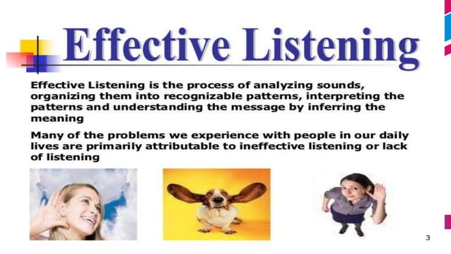 Basic listening skills || Part 1 || | PPT