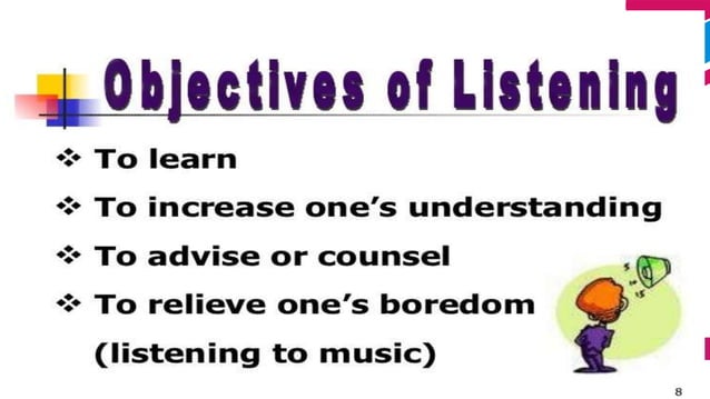 Basic listening skills || Part 1 || | PPT