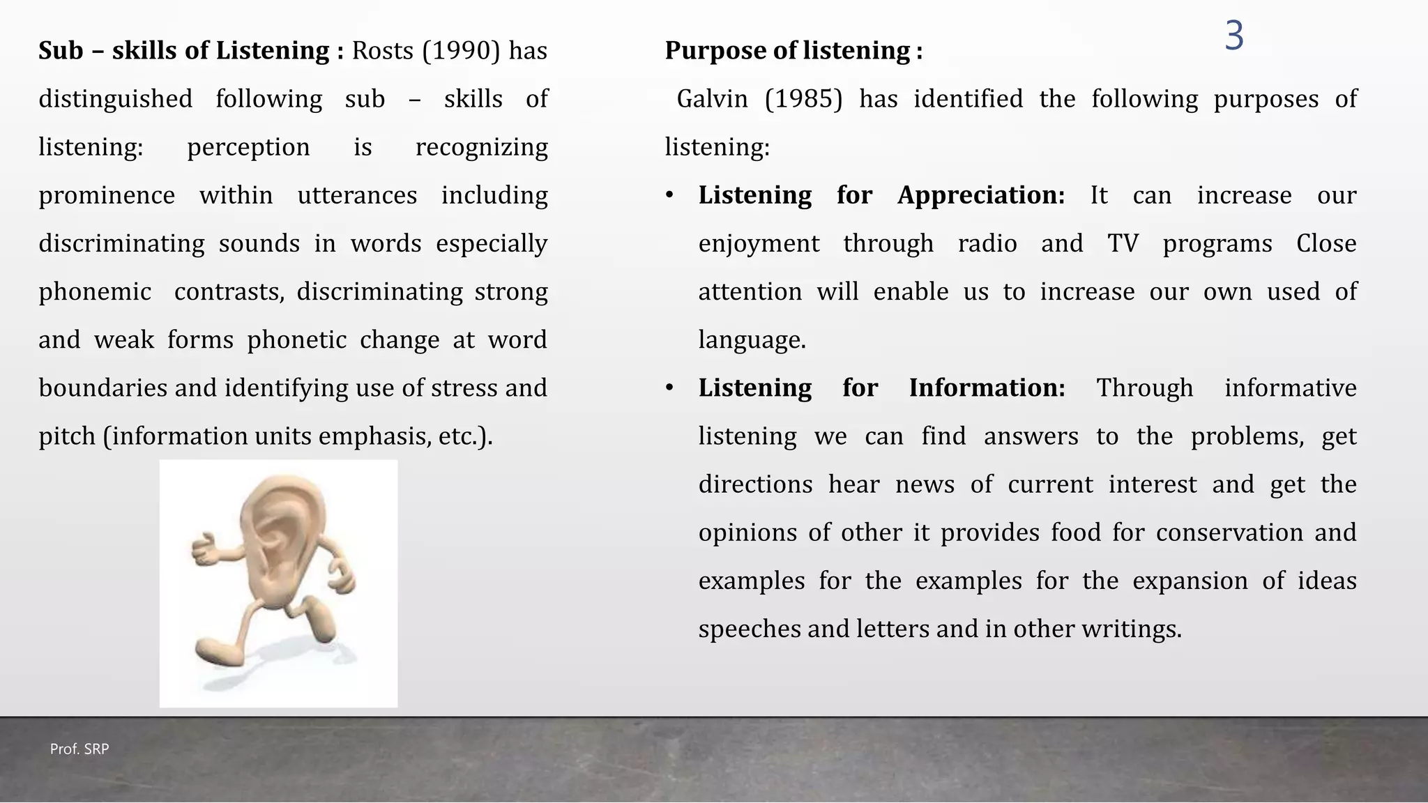 Basic listening skills | PPTX