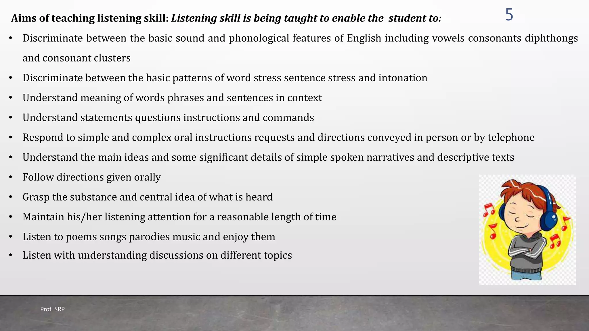 Basic listening skills | PPTX