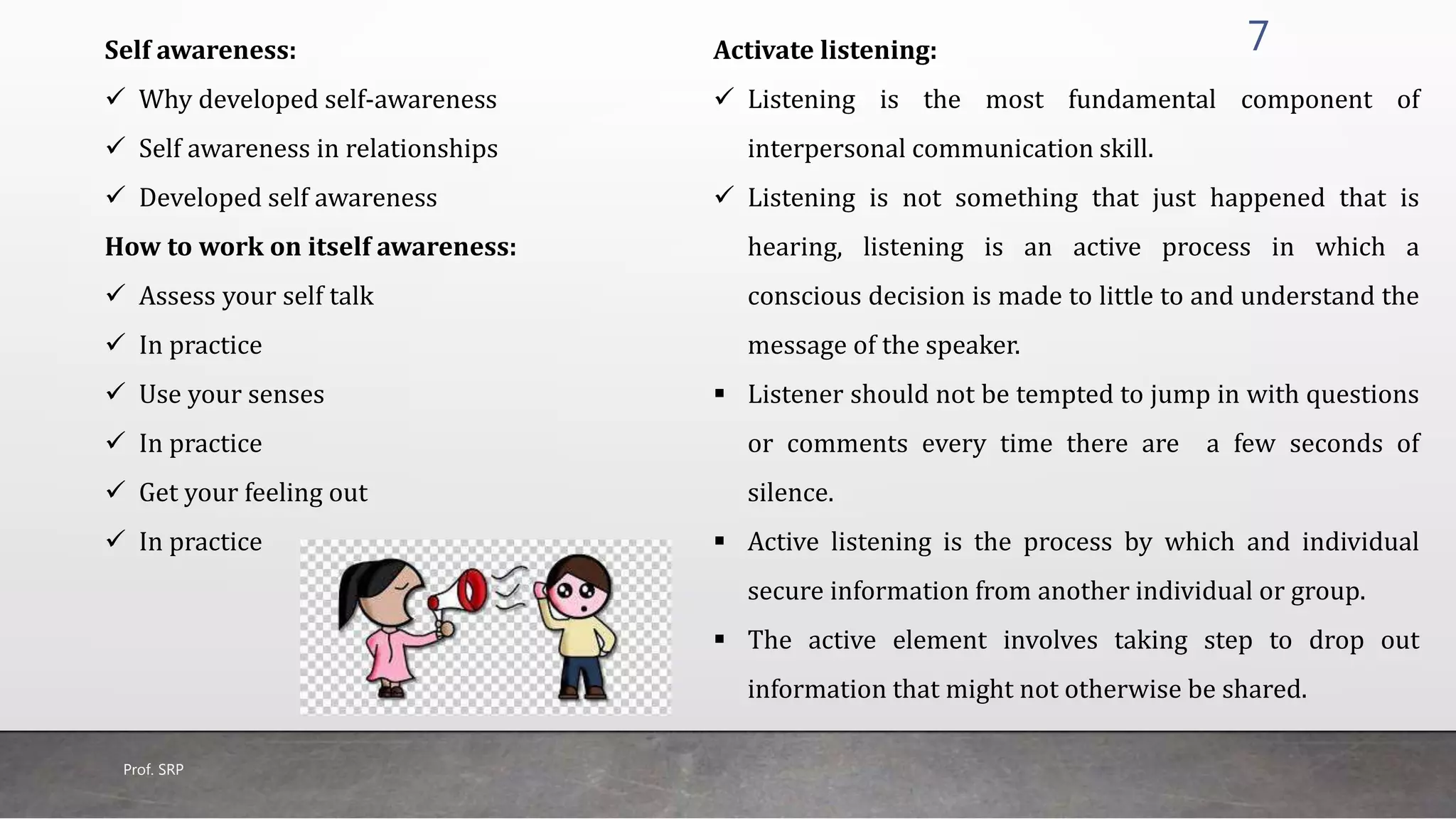 Basic listening skills | PPTX